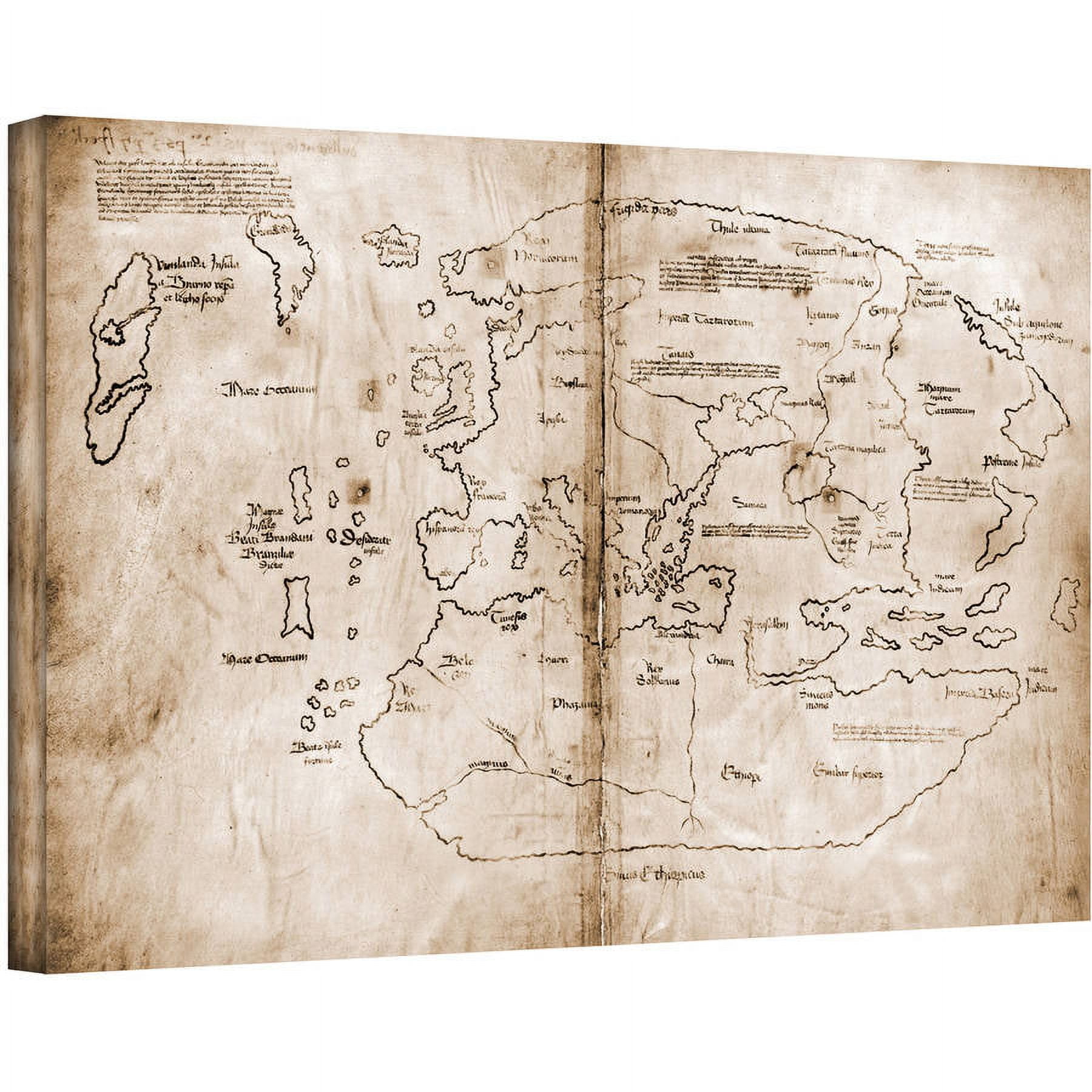 Unknown "The Vinland Map" Gallery-Wrapped Canvas - Walmart.com