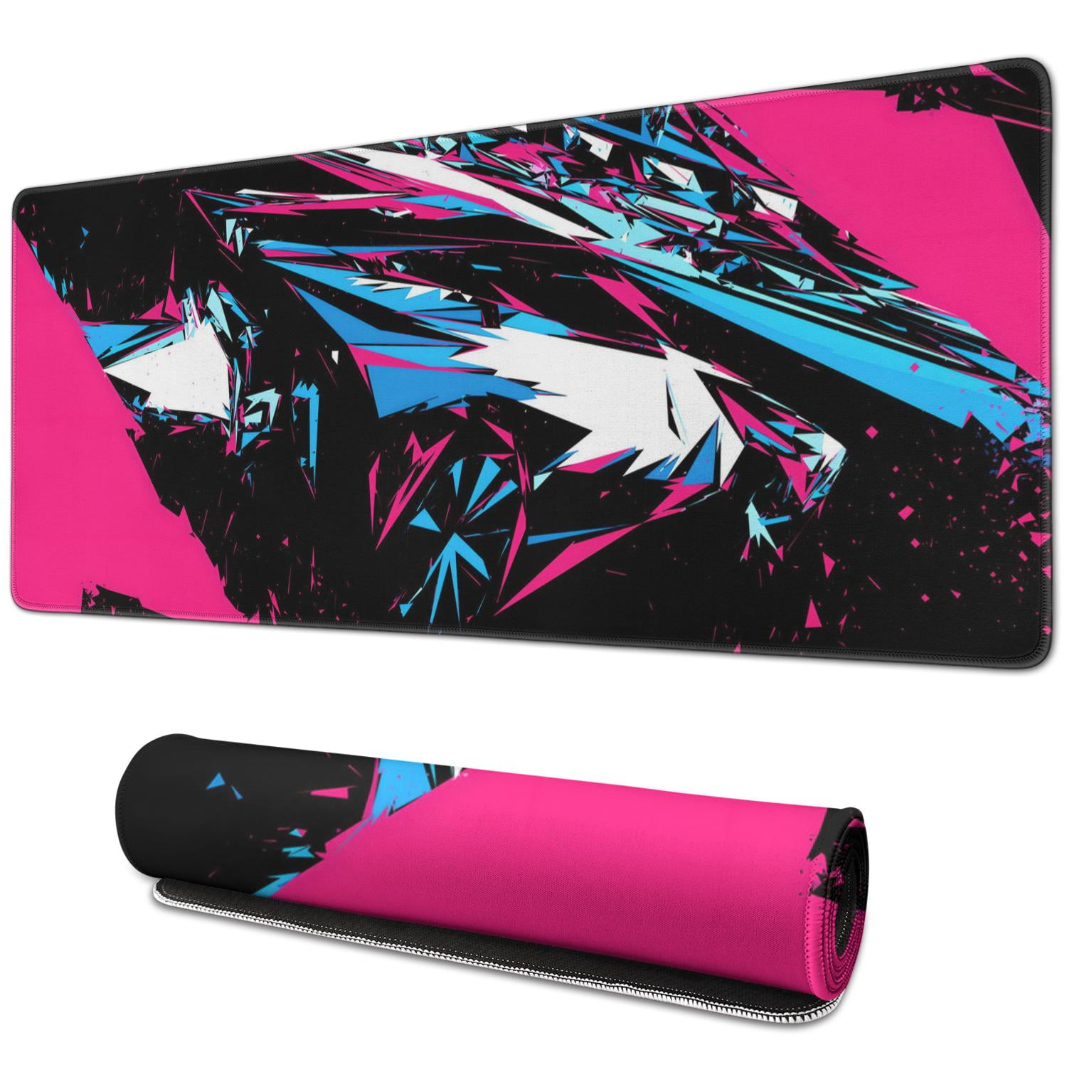 Unleash Your Gaming Potential with Large Black Red Mouse Pad (31.5x11.8 ...