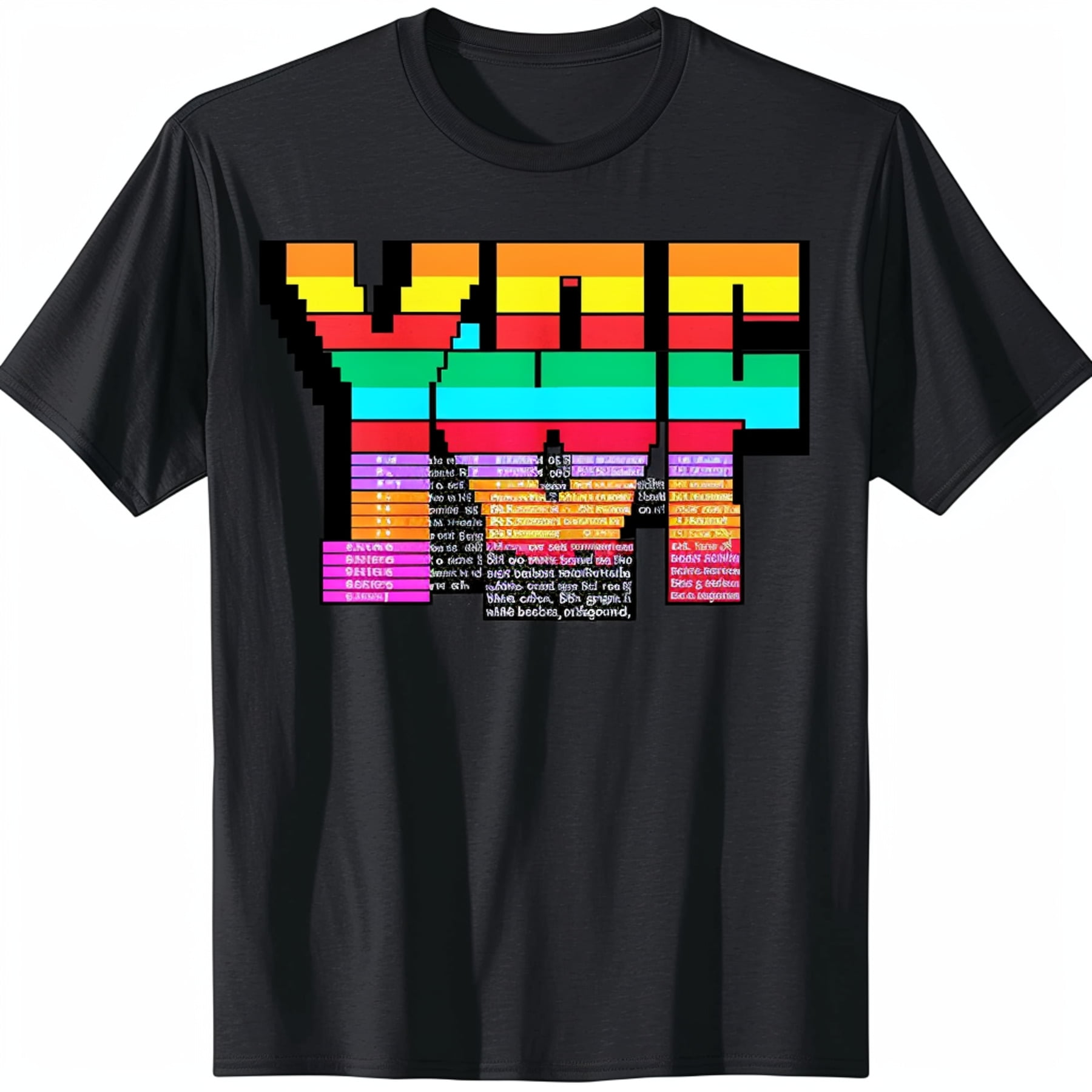 Unleash Your Inner Gamer with this Retro 8Bit Rainbow Pixel Art Black ... Unleash Your Inner Gamer with this Retro 8Bit Rainbow Pixel Art Black ...