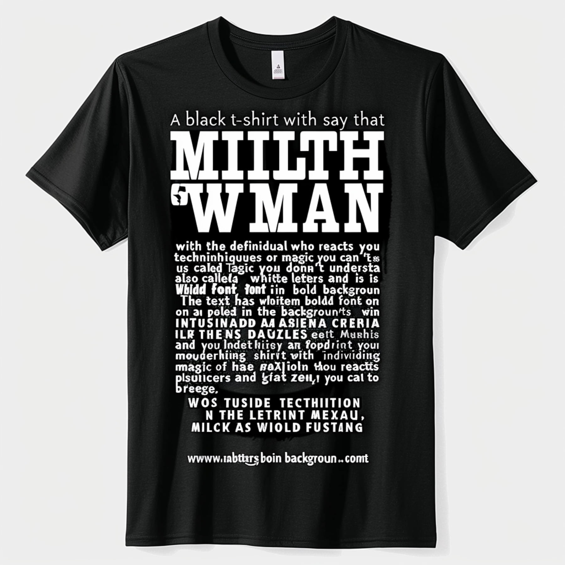 Unleash the Mystical Millwright: Bold Definition Tee with Max Rive ...