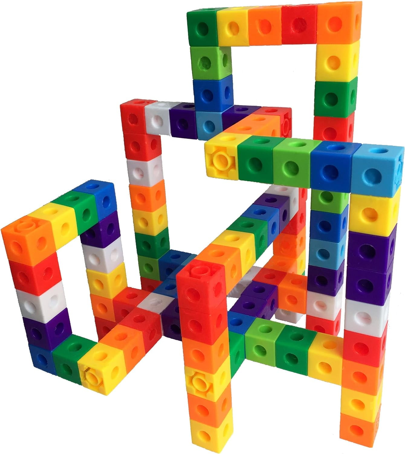 Unlimited Creation Cubes 100 Piece Snap Unit Cubes Centimeter Cube and ...