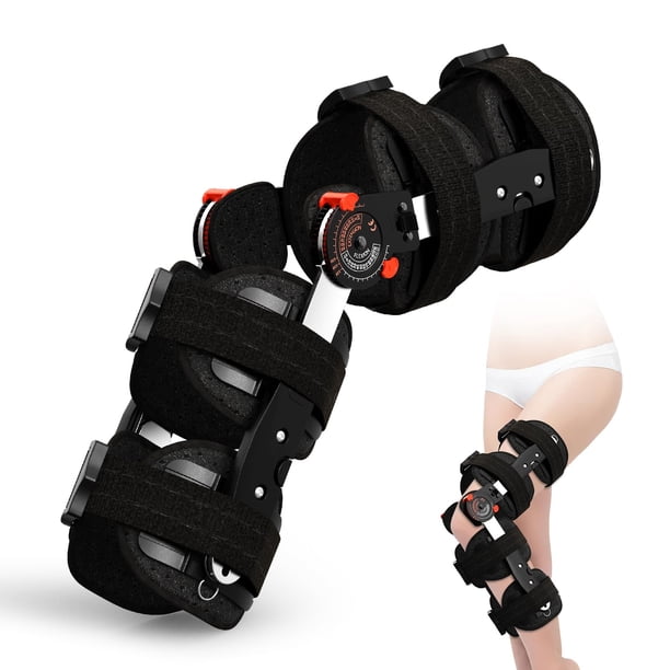Unloader Knee Brace, Hinged ROM Knee Brace Post OP Knee Immobilizer for ...