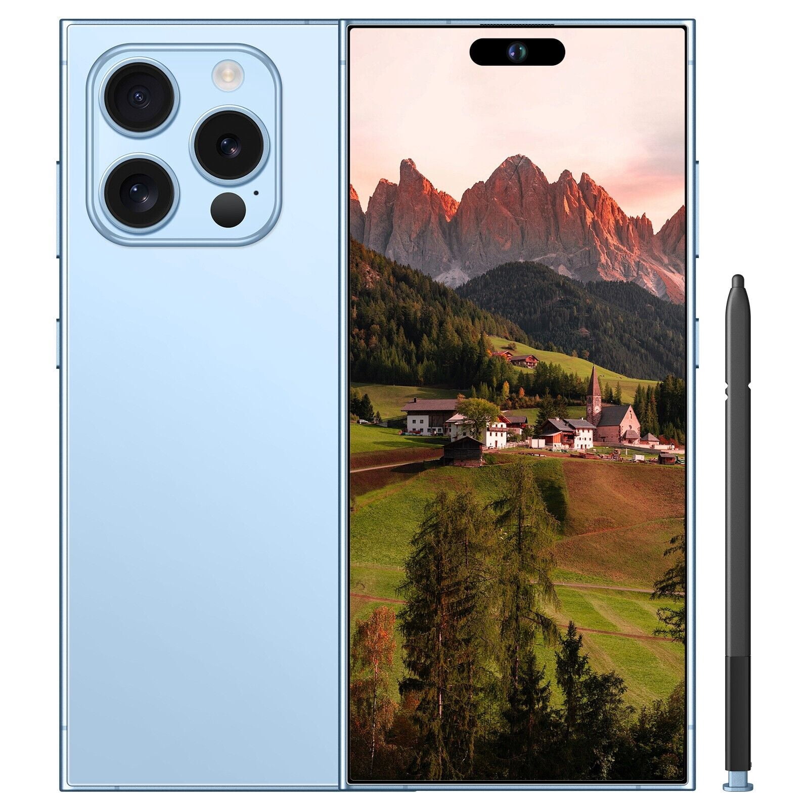 Unlock 7.3'' Android 14 cellPhone 16GB +1TB Dual SIM Cameras 78+108MP ...