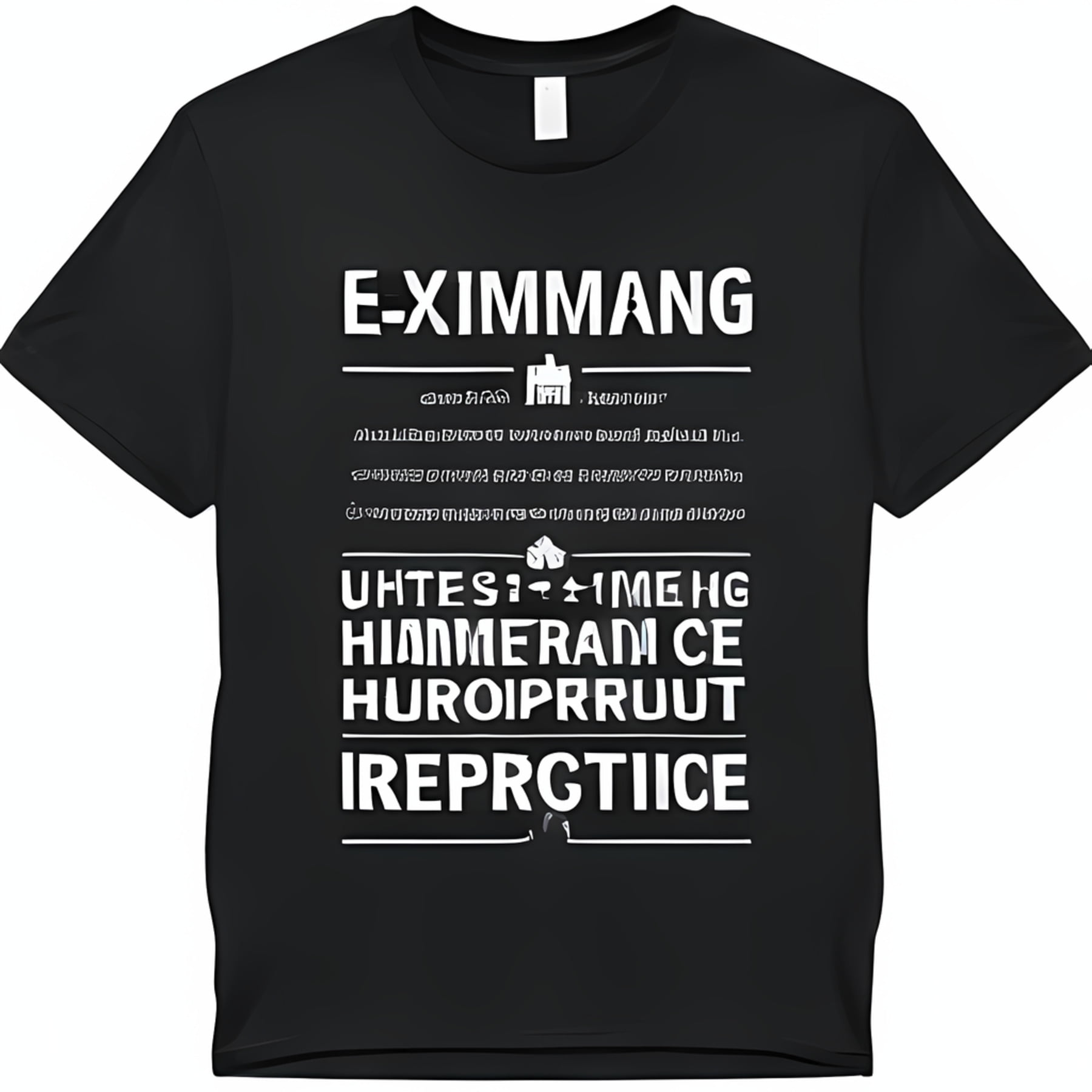 Unlock the : Intriguing Black T-Shirt with Mysterious Cryptic Design ...