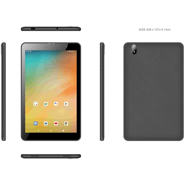 Azpen G800 8" Unlocked 4G LTE Android 12 Tablet – Octa-Core 1.6GHz, 3GB ...