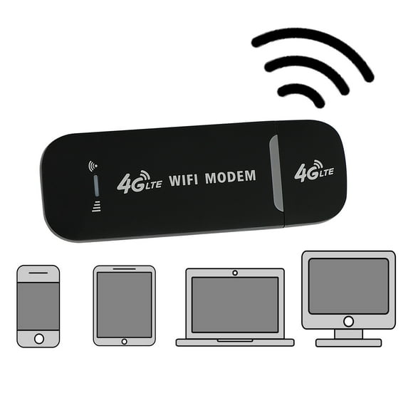 Unlocked 4G LTE Modem Wireless Router USB Dongle Mobile Broadband WIFI ...
