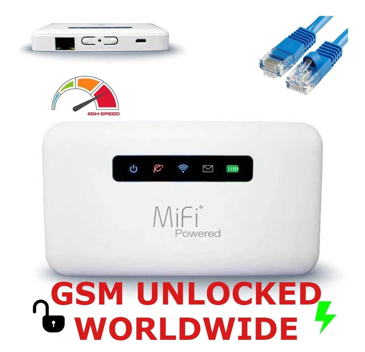 Unlocked 4G Mobile Modem Broadband WiFi Wireless Router Portable ...