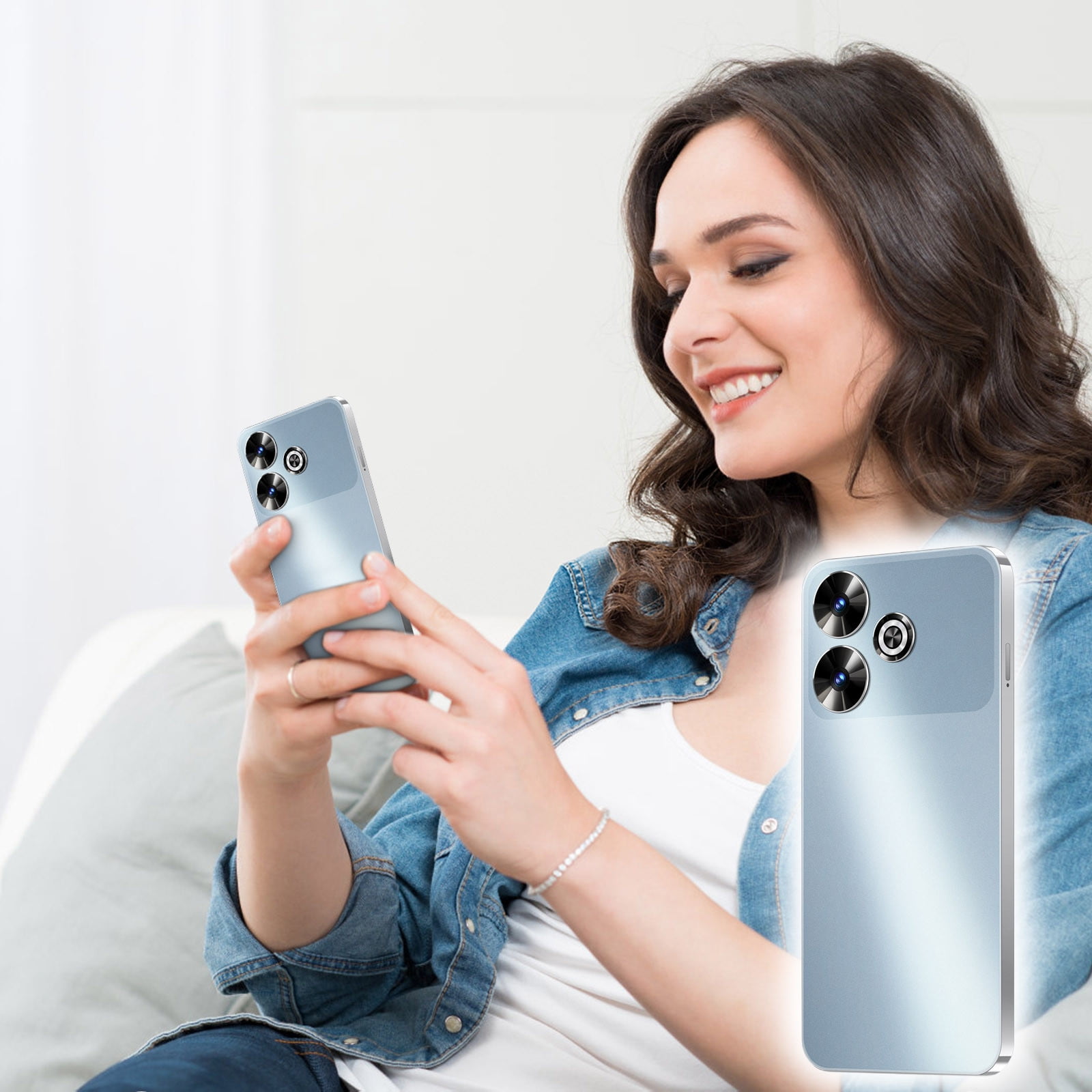 Unlocked Android Smartphone 6.28 Inch - 2GB RAM 16GB ROM, Dual SIM 3G Phone with Face Unlock ...