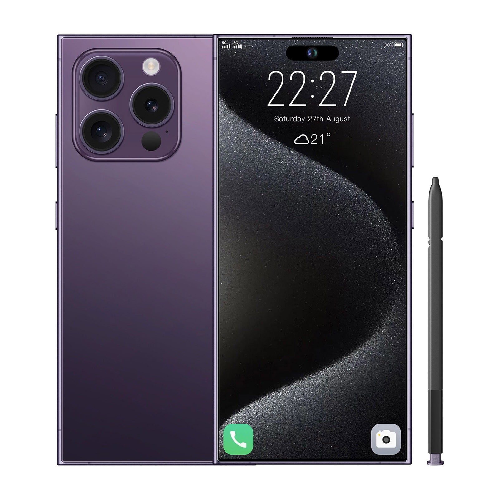 Unlocked Cell Phones Smartphones 4G Phone I15 Ultra Mobile Phones 4GB ...