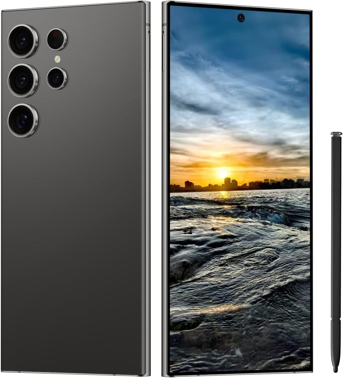 Unlocked Cell Phones U24 Ultra Smartphone Android 13 Phones 8+256GB/6.8 ...