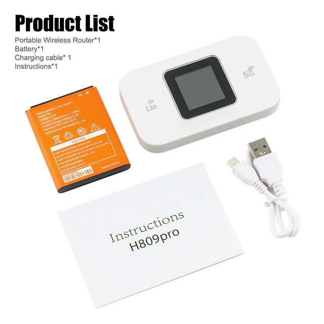 Unlocked LTE 4G Wireless WiFi Router Mobile Broadband Portable MIFI Hotspot 2023 - Walmart.com