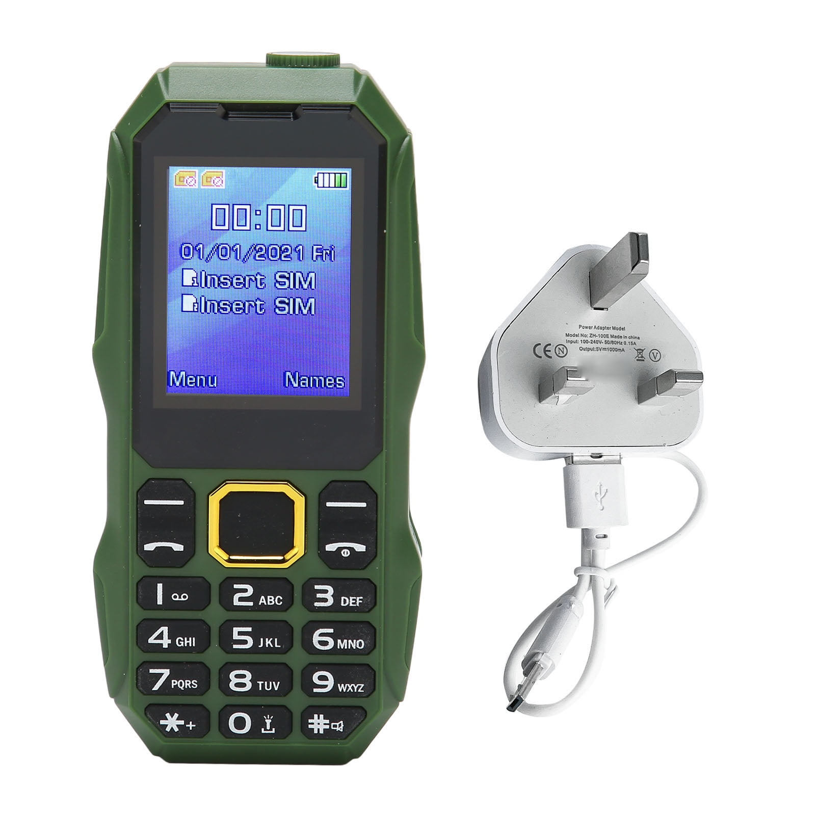 Unlocked Senior Cell Phone 2G GSM Dual SIM Card 5800mAh Battery Big ...