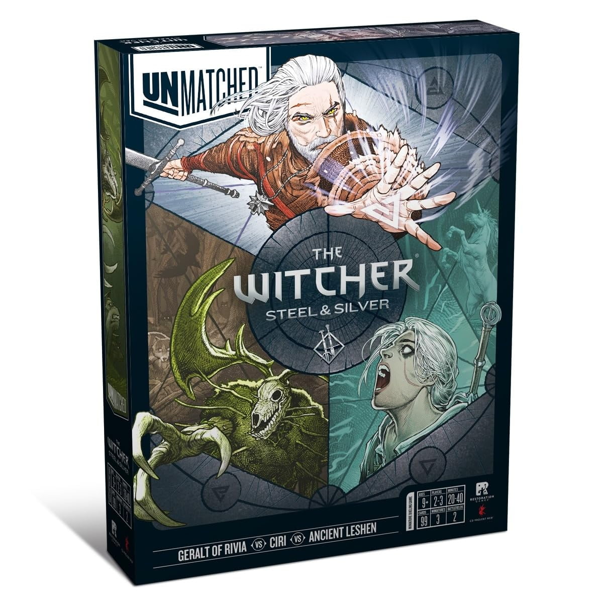 Unmatched: The Witcher - Steel & Silver - Walmart.com