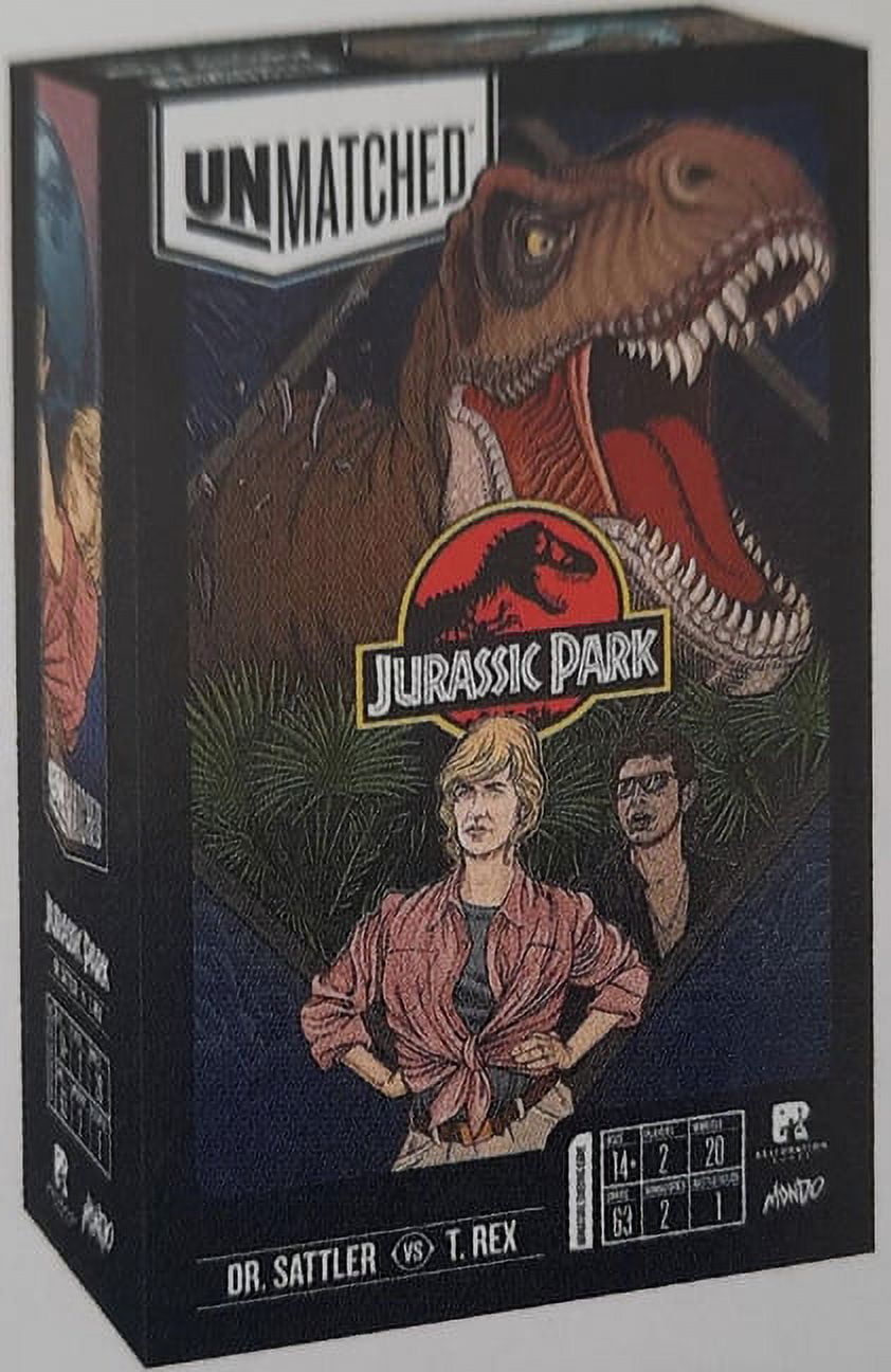 Unmatched: Unmatched Jurassic Park Sattler Vs T Rex (Other) - Walmart.com