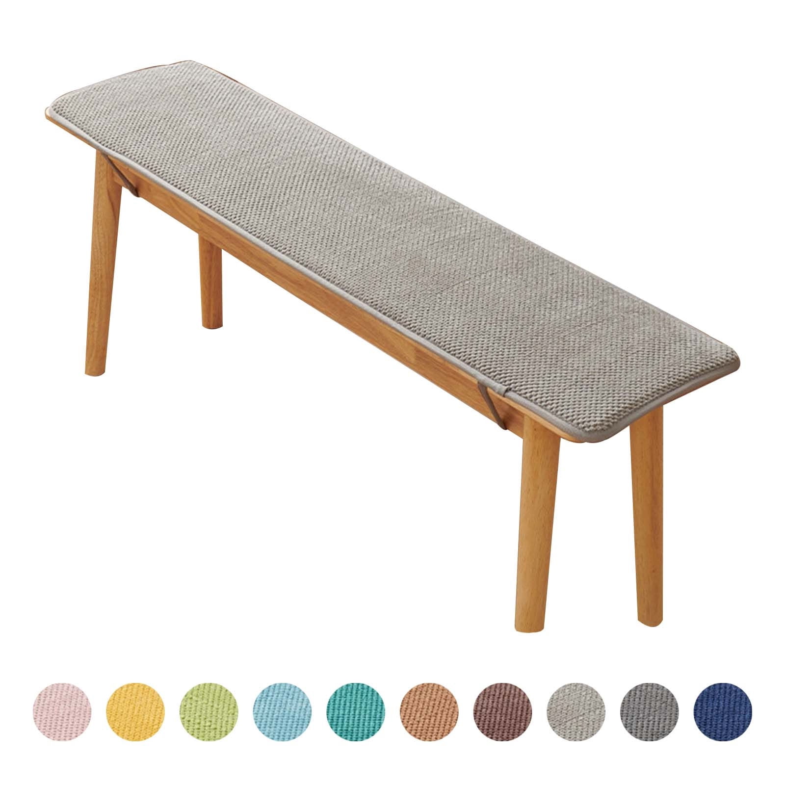 Unmbo Corduroy Bench Cushion Chair Seat Pad Long Padding Seating ...