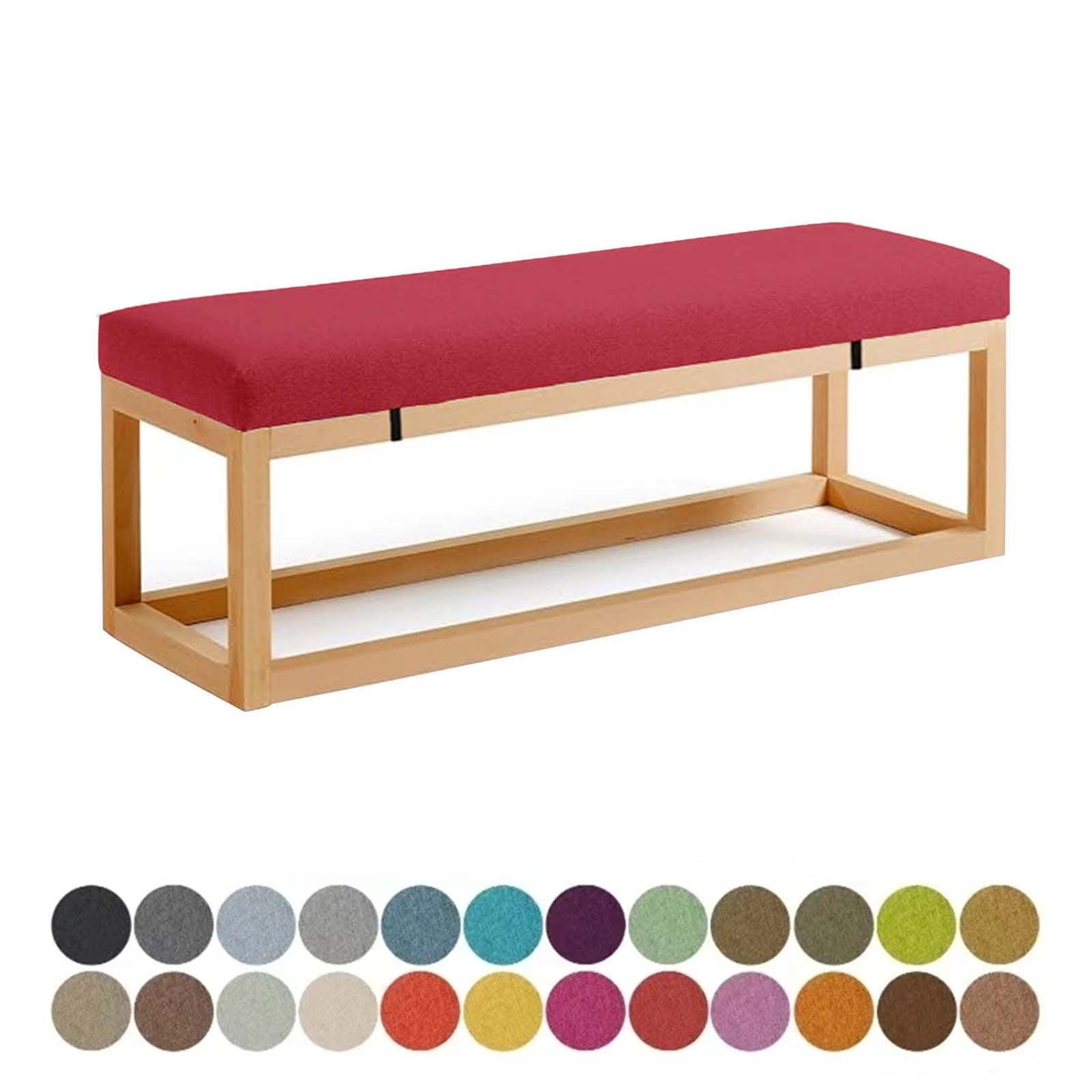 Unmbo Long Chair Cushions with Locks And Buckles Non-slip Bottom Bench ...