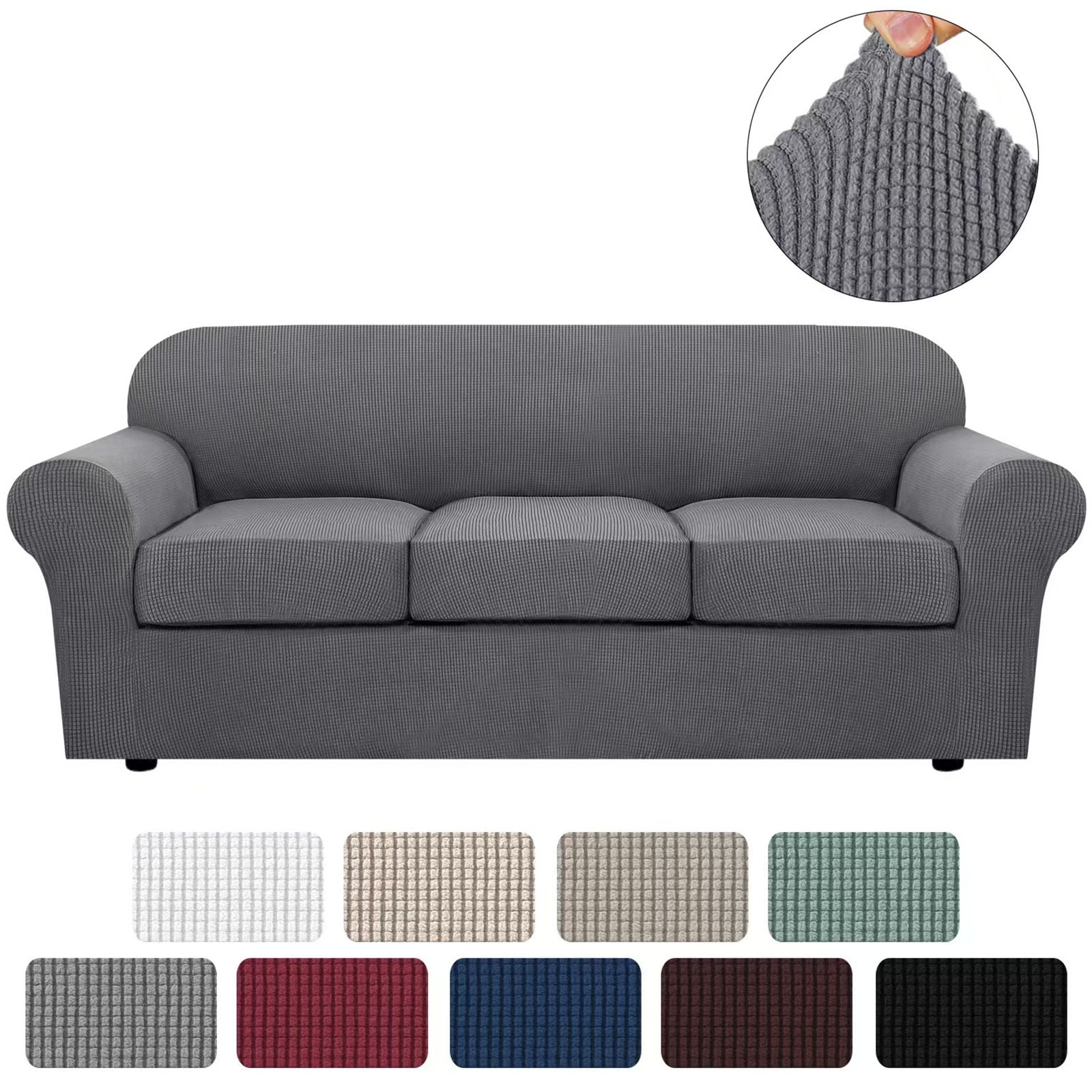 Unmbo Multi-part Stretch Sofa Slipcover Plaid Dustproof Furniture ...