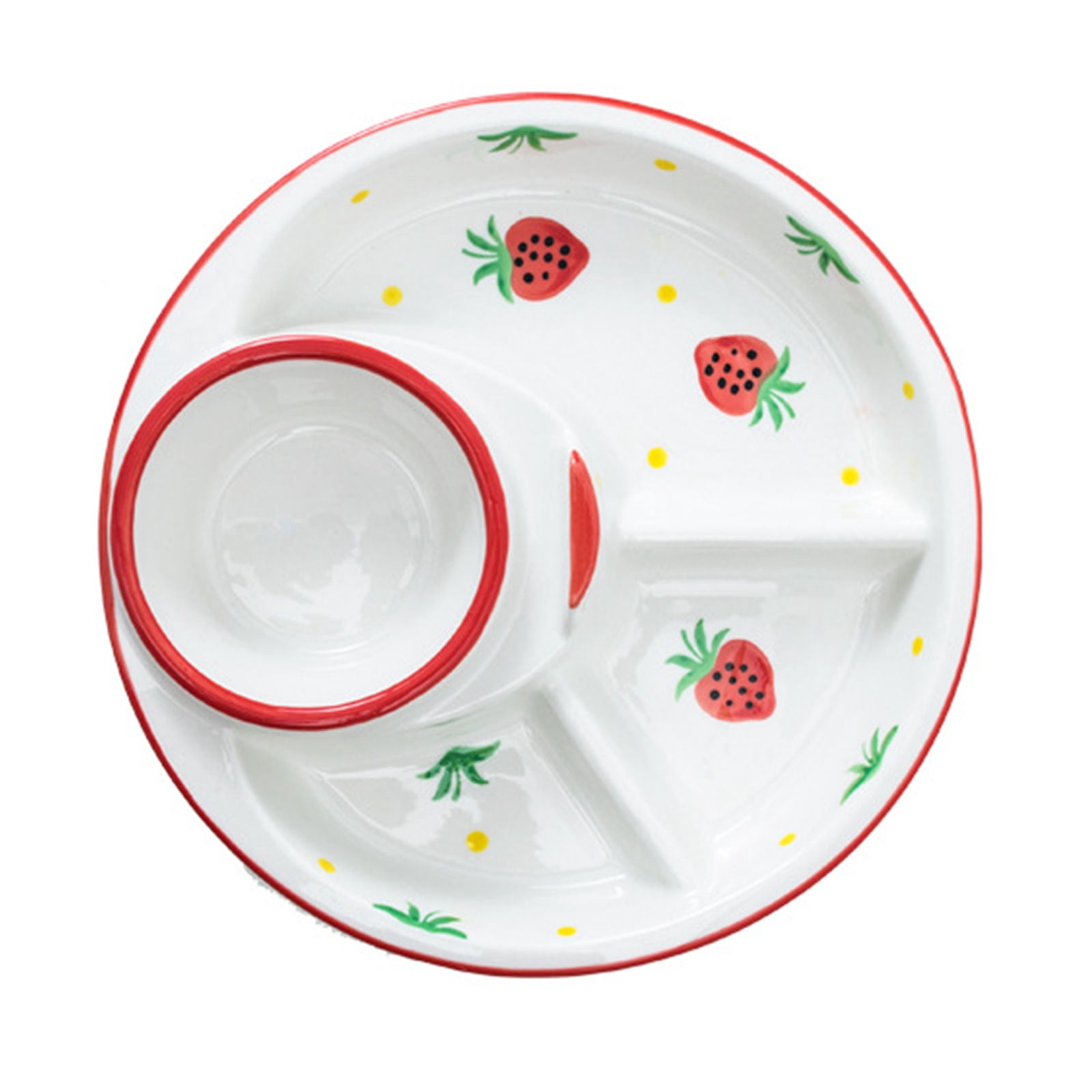 Unmbo Portion Control Plates,Ceramic Portion Control Plate for Home ...