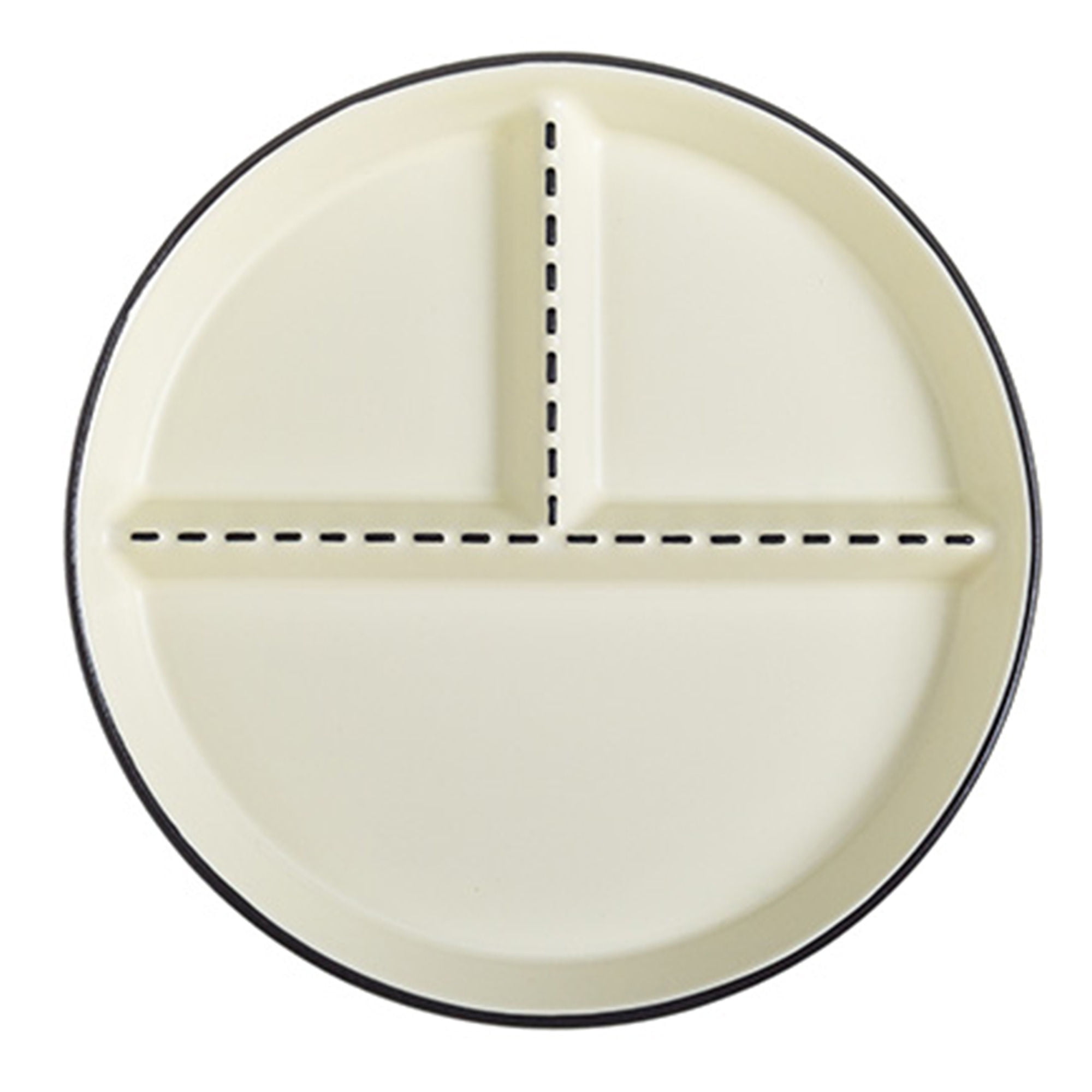 Unmbo Solid Color Ceramic Divided Dinner Plates for Adults,Divided ...