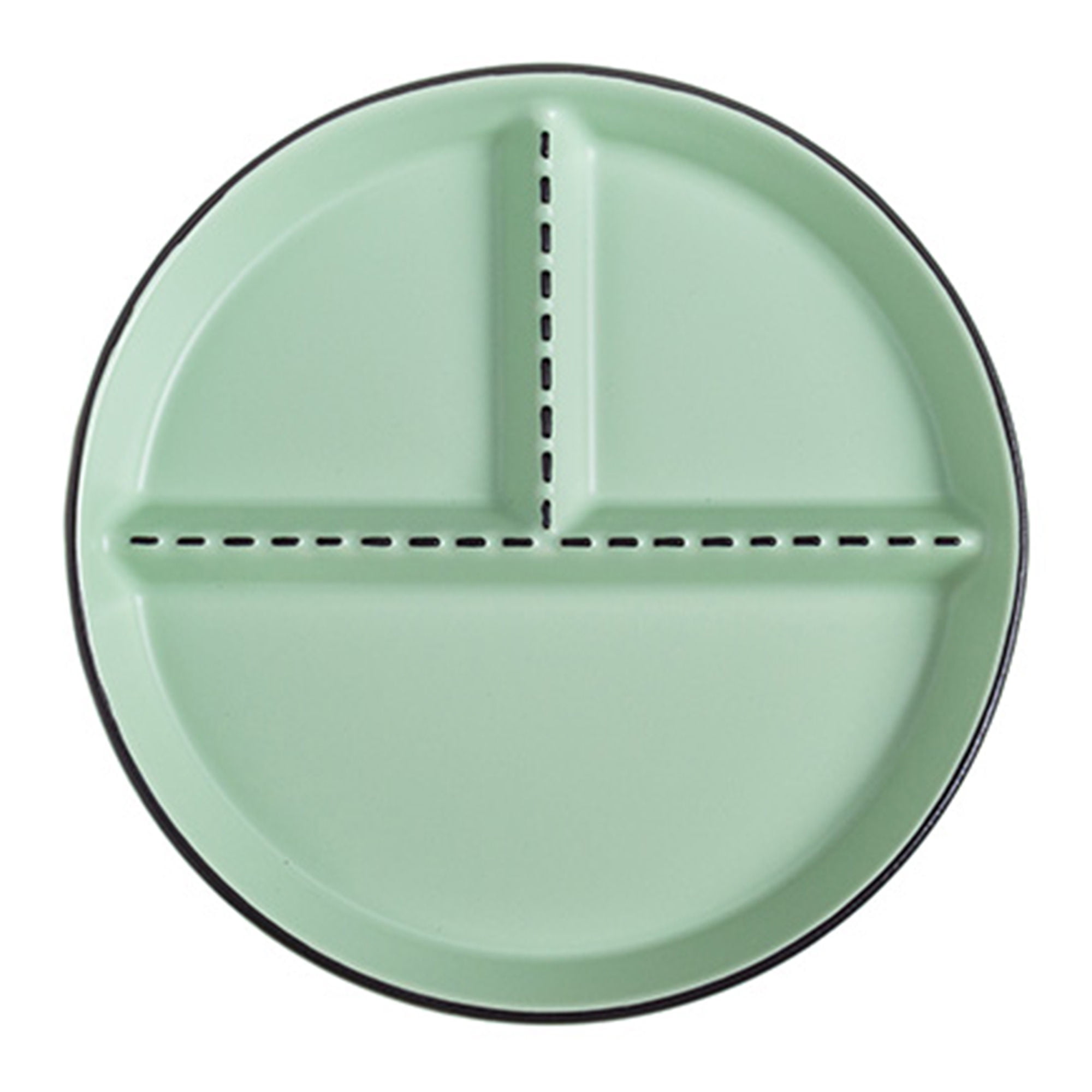 Unmbo Solid Color Ceramic Divided Dinner Plates for Adults,Divided ...