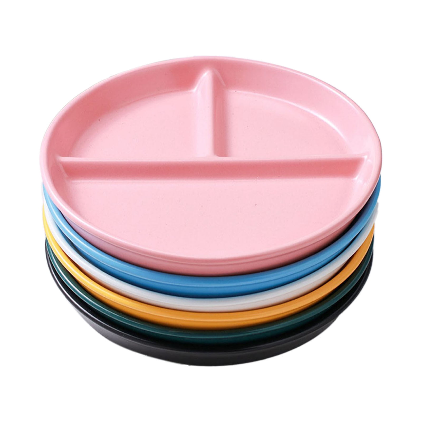 Unmbo Solid Color Ceramic Portion Control Plate for Weight Loss ...