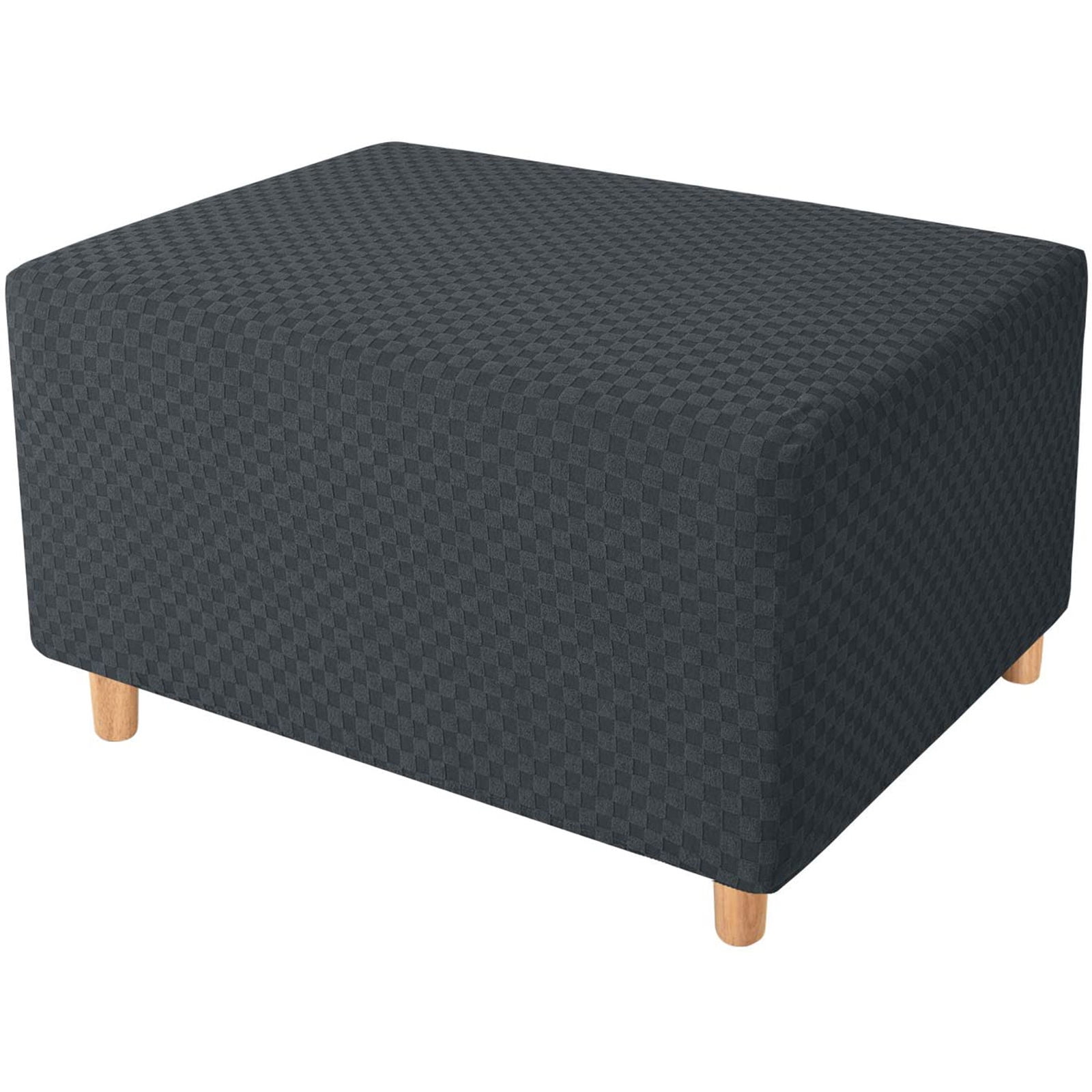 Unmbo Stretch Ottoman Cover,Rectangle Ottoman Slipcover Removable ...