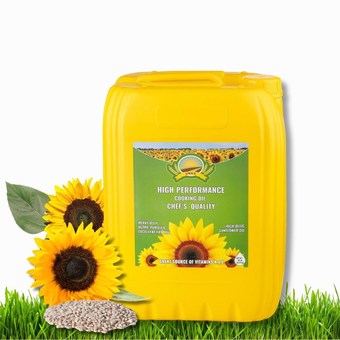 Unna High Oleic Sunflower Oil Refined, Deodorized & Winterized, High ...