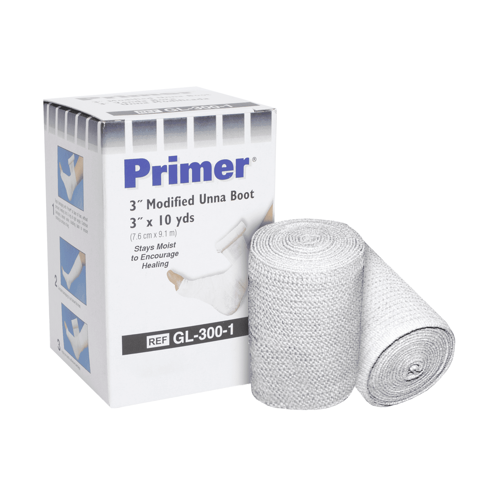 Unna Boot with Zinc Oxide, 3” x 10 Yards, 1 Roll - Walmart.com