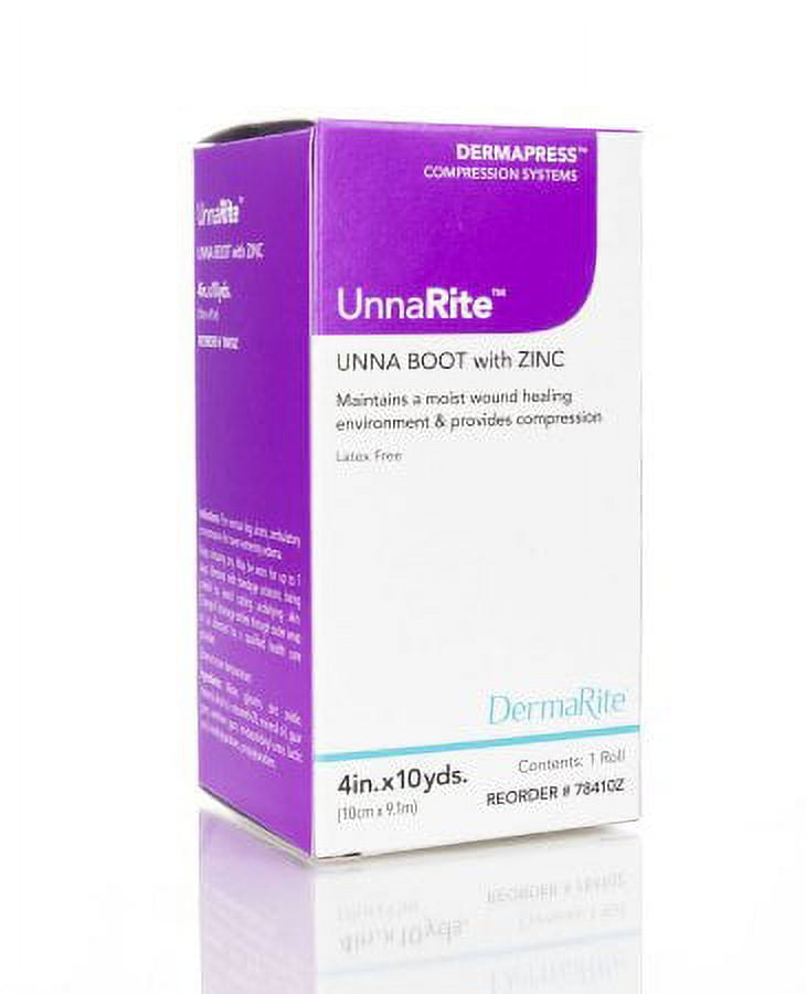 UnnaRite Unna Boot with Zinc 4 Inch X 10 Yard Zinc Oxide Pack of 2 ...