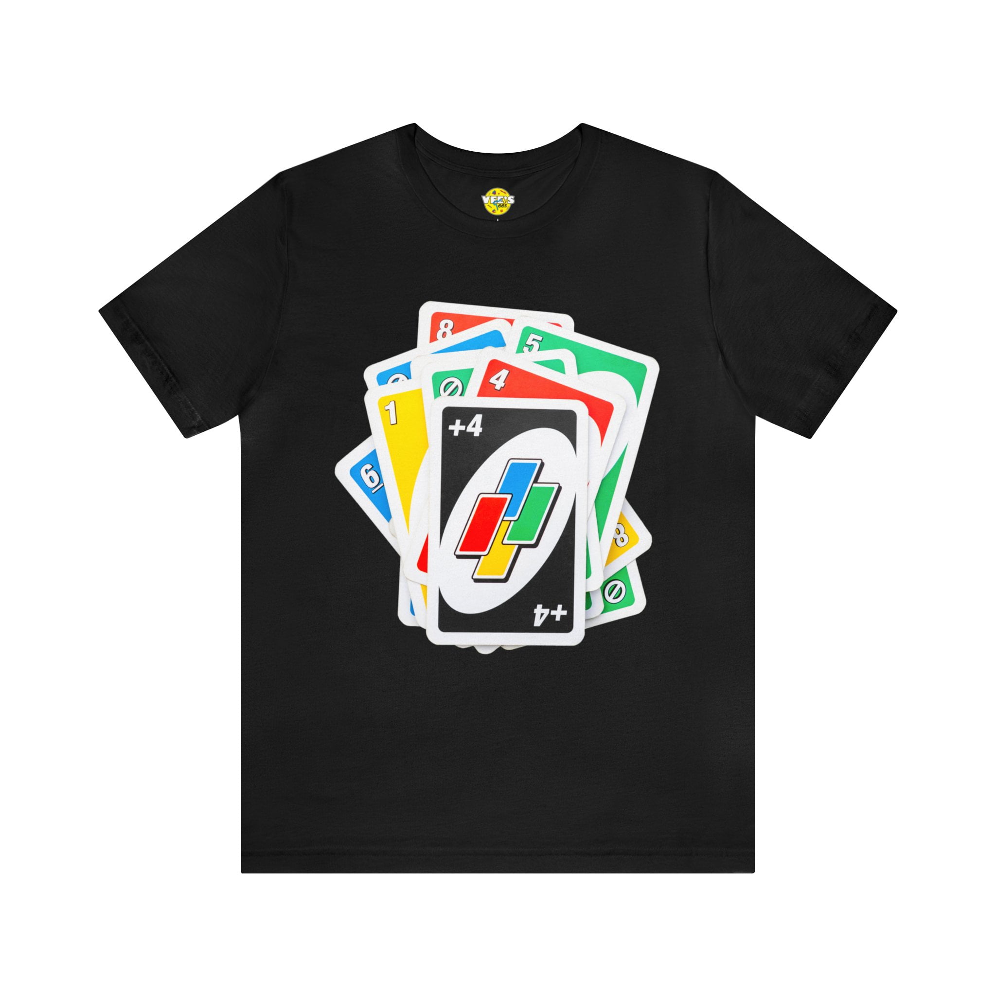 Uno Card Game Tshirt - Fun Draw 4 Stack Design - Draw 4 Tshirt ...