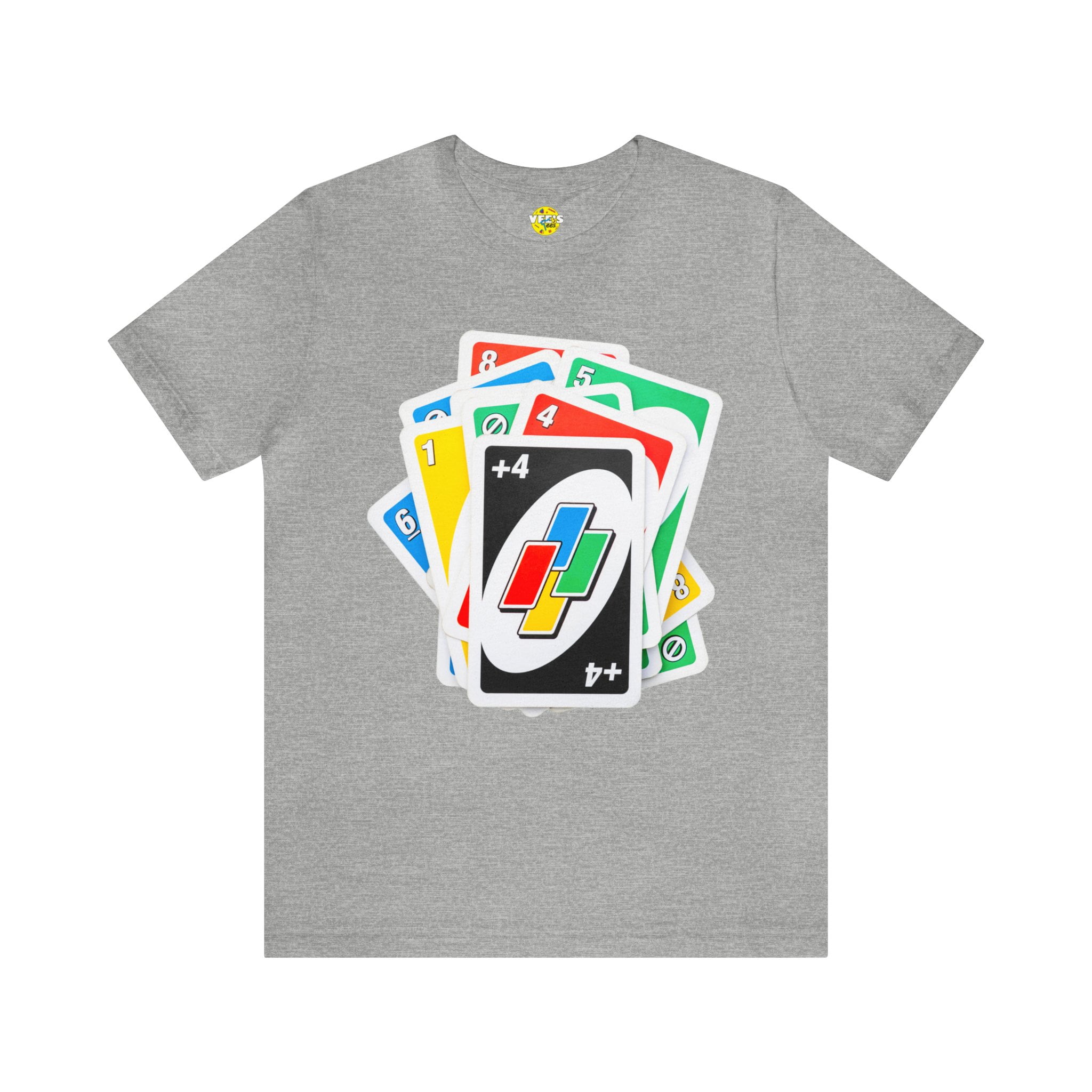 Uno Card Game Tshirt - Fun Draw 4 Stack Design - Draw 4 Tshirt ...