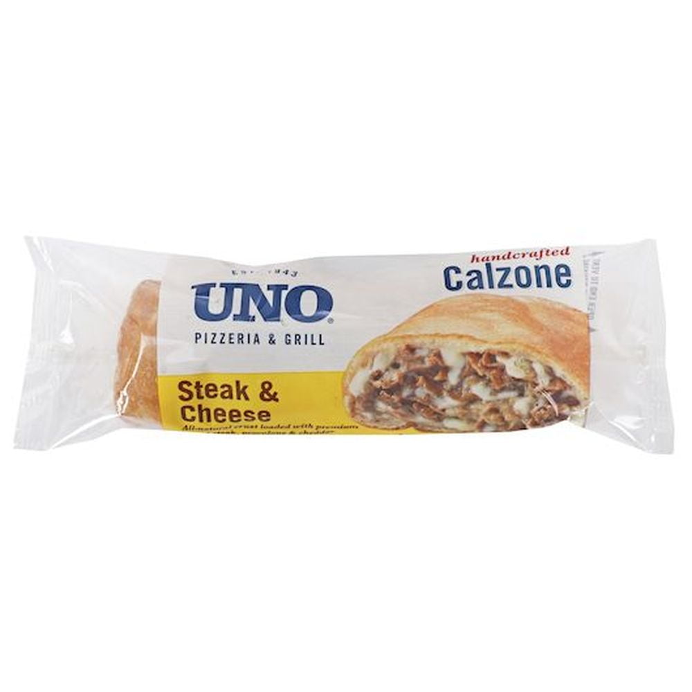 Uno Foods Individual Steak and Cheese Calzone, 6 Ounce -- 8 per case ...