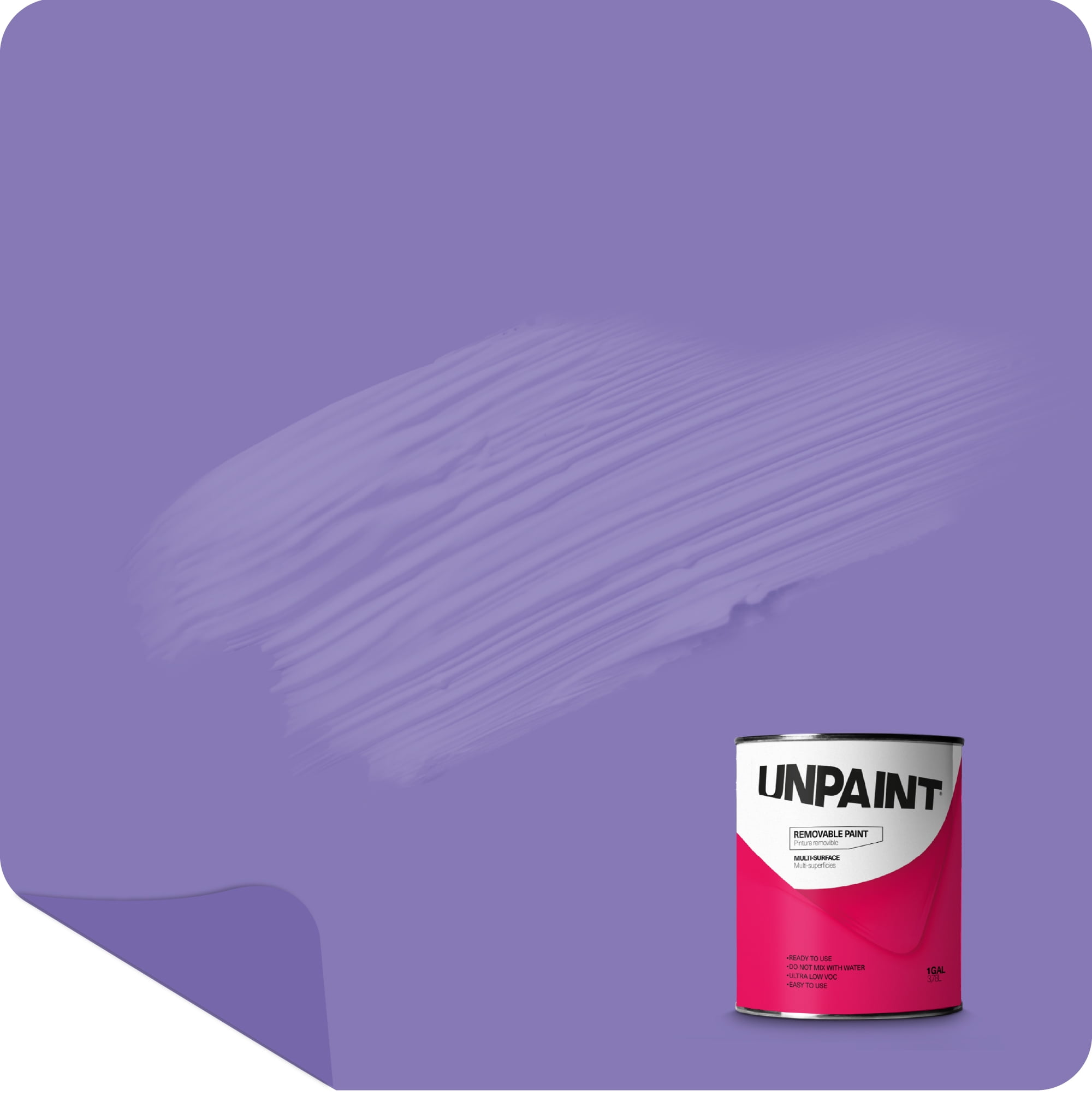 Unpaint Removable Paint Interior Matte Purple Garnet Berry ...