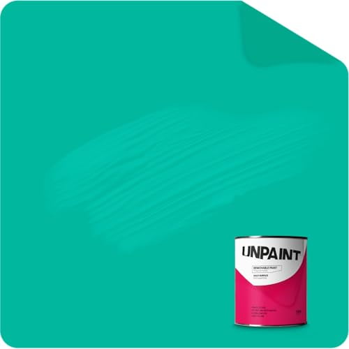 Unpaint Removable Paint Interior Matte Teal Wave Arctic Biodegradable 1 ...