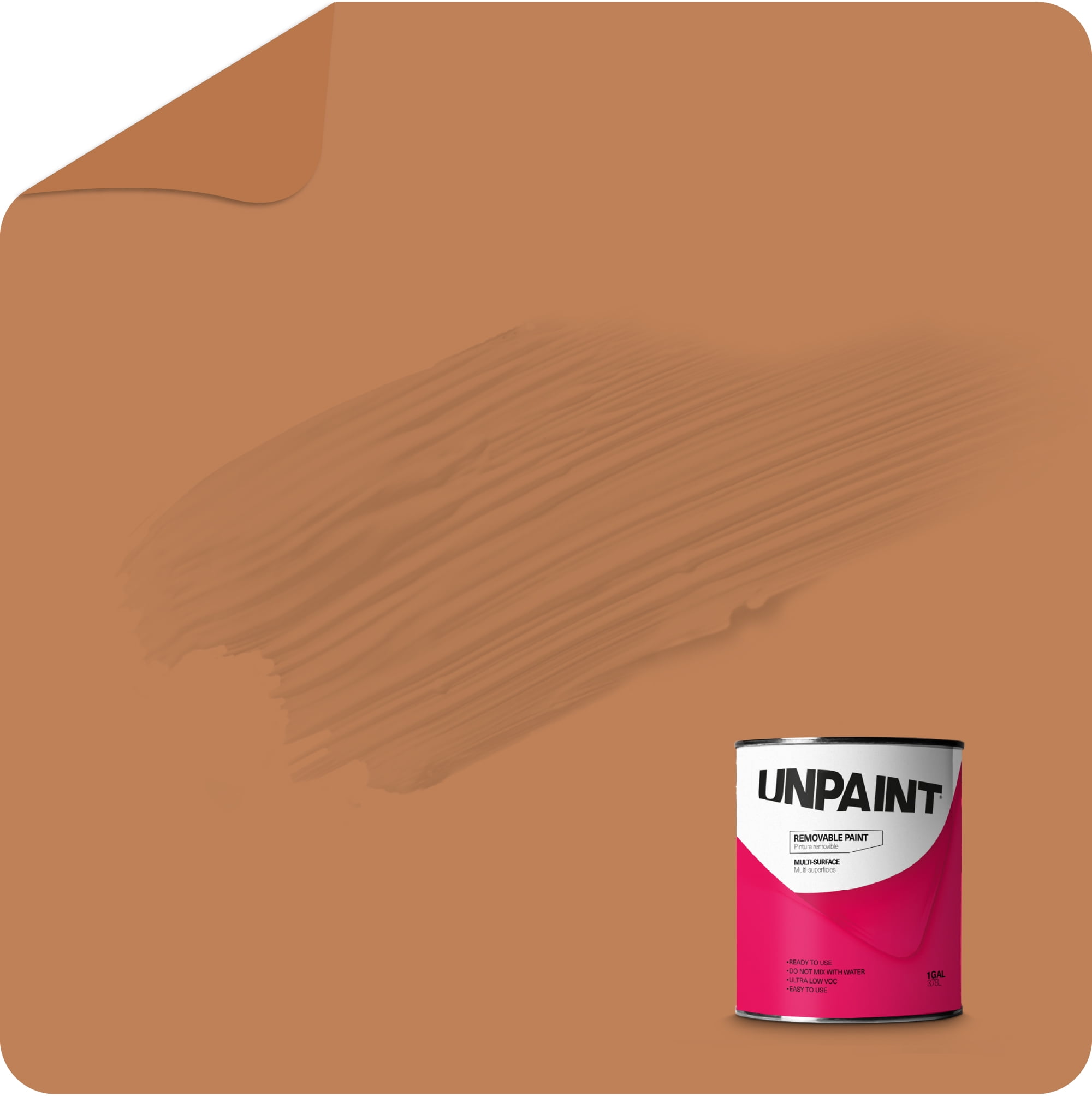 Unpaint Removable Paint Interior Matte Orange Bubblegum Bloom ...