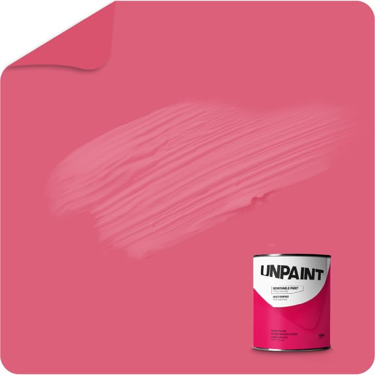 Unpaint Removable Paint Interior Matte Pink Peach Rust Biodegradable 1 ...