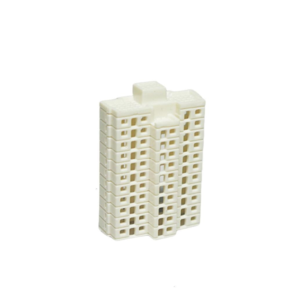 Unpainted Miniature Apartment Building Model Realistic Residential ...