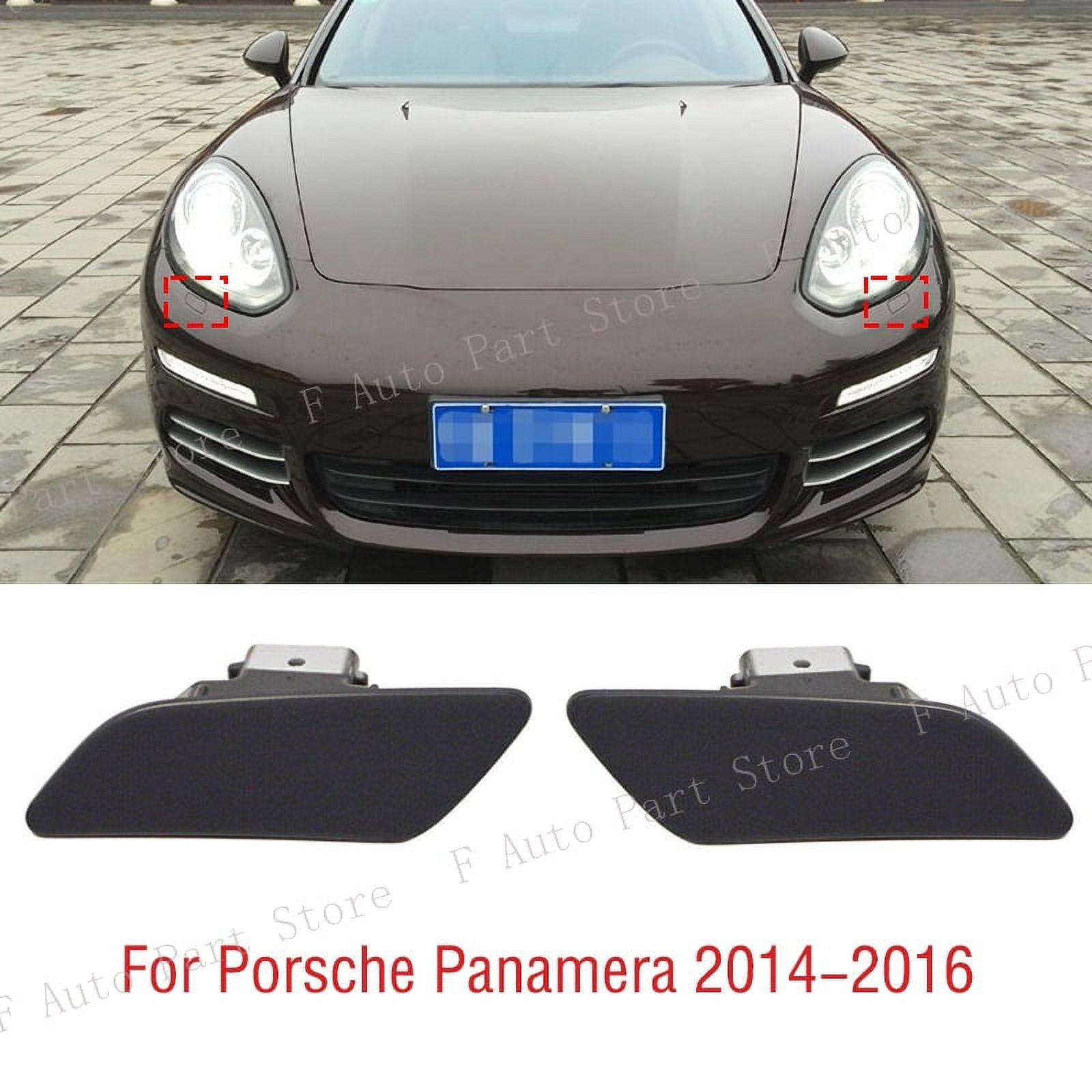 Unpainted One Pair - Spray Nozzle Nozzle for Porsche Panamera 2014-2016 ...