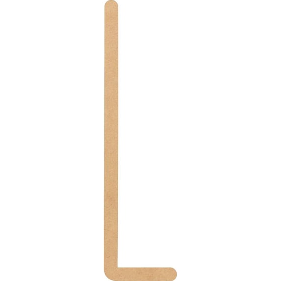 Unpainted Wooden 15'' Cream Peach Letter L, Paintable Alphabet A-Z ...