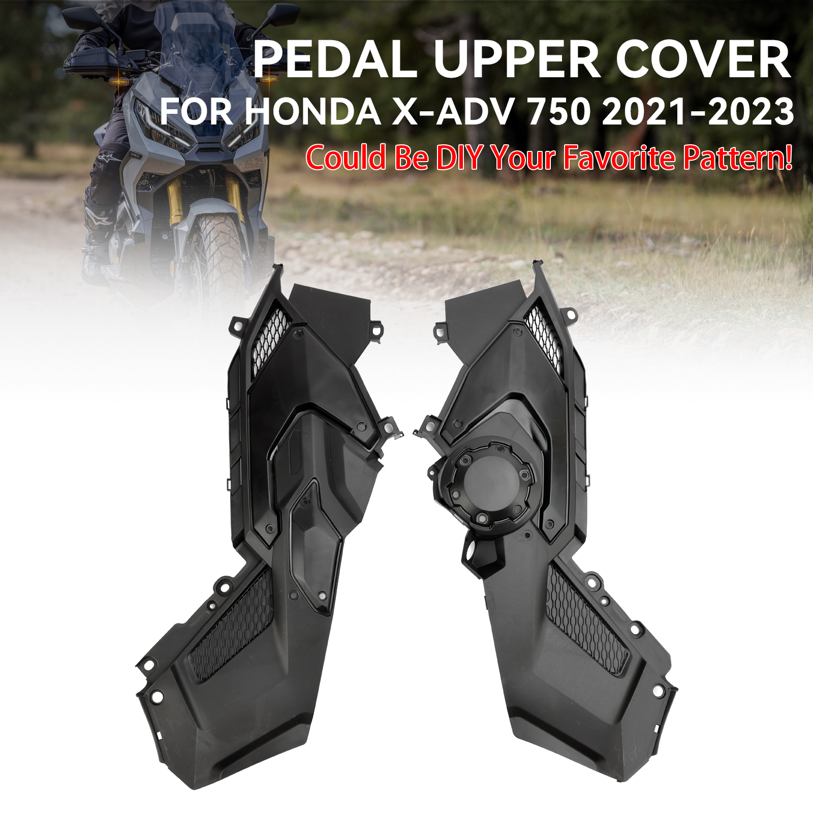 Unpainted side pedal Upper Cover Panel Fairing Cowl for Honda X-ADV 750 ...
