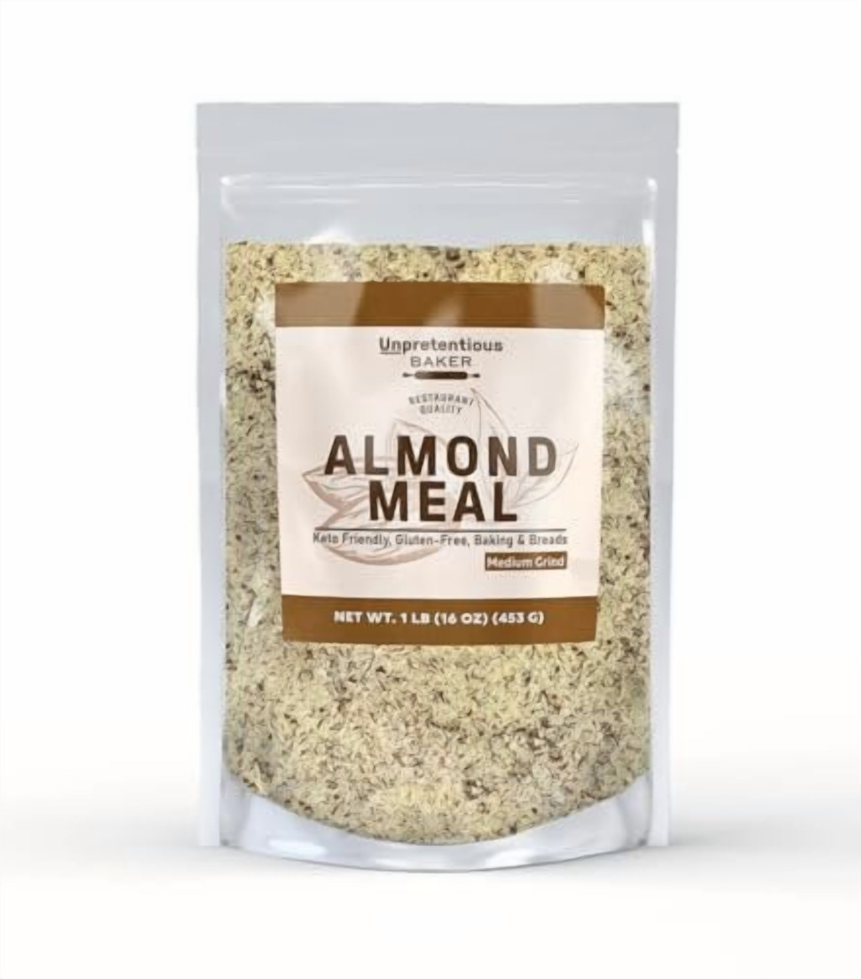 Unpretentious Almond Meal, 1 lb, Breading Replacement, Great for Rubs ...