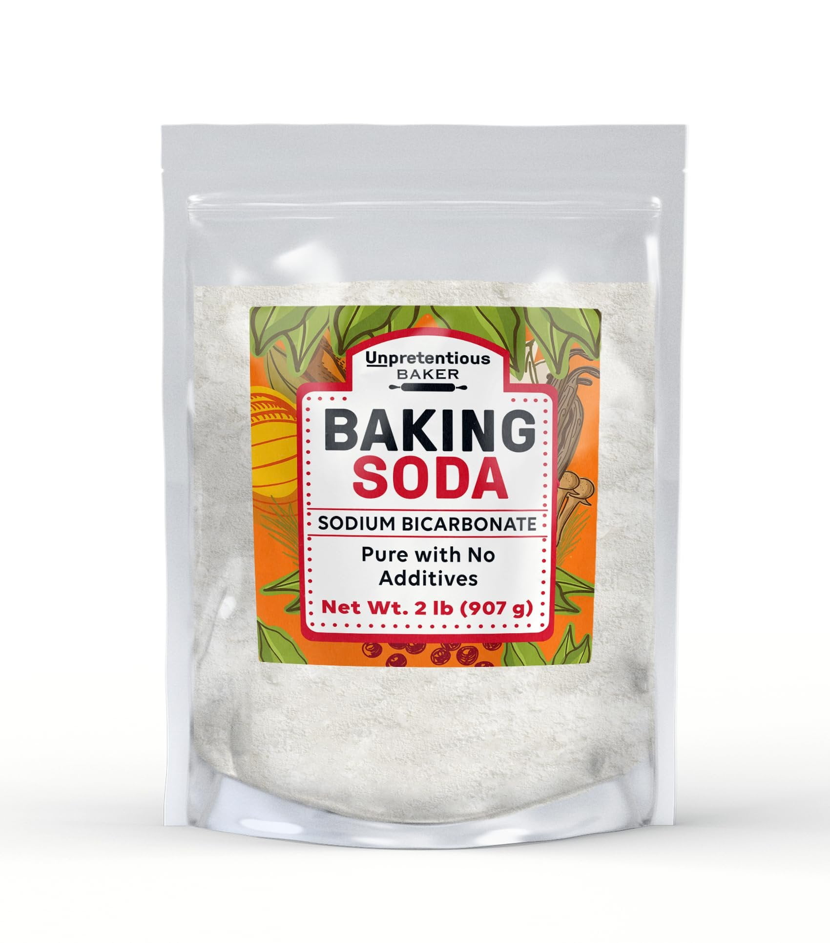 Unpretentious Baking Soda 2 lb Gluten-Free, Baking & Cooking, Leavening ...