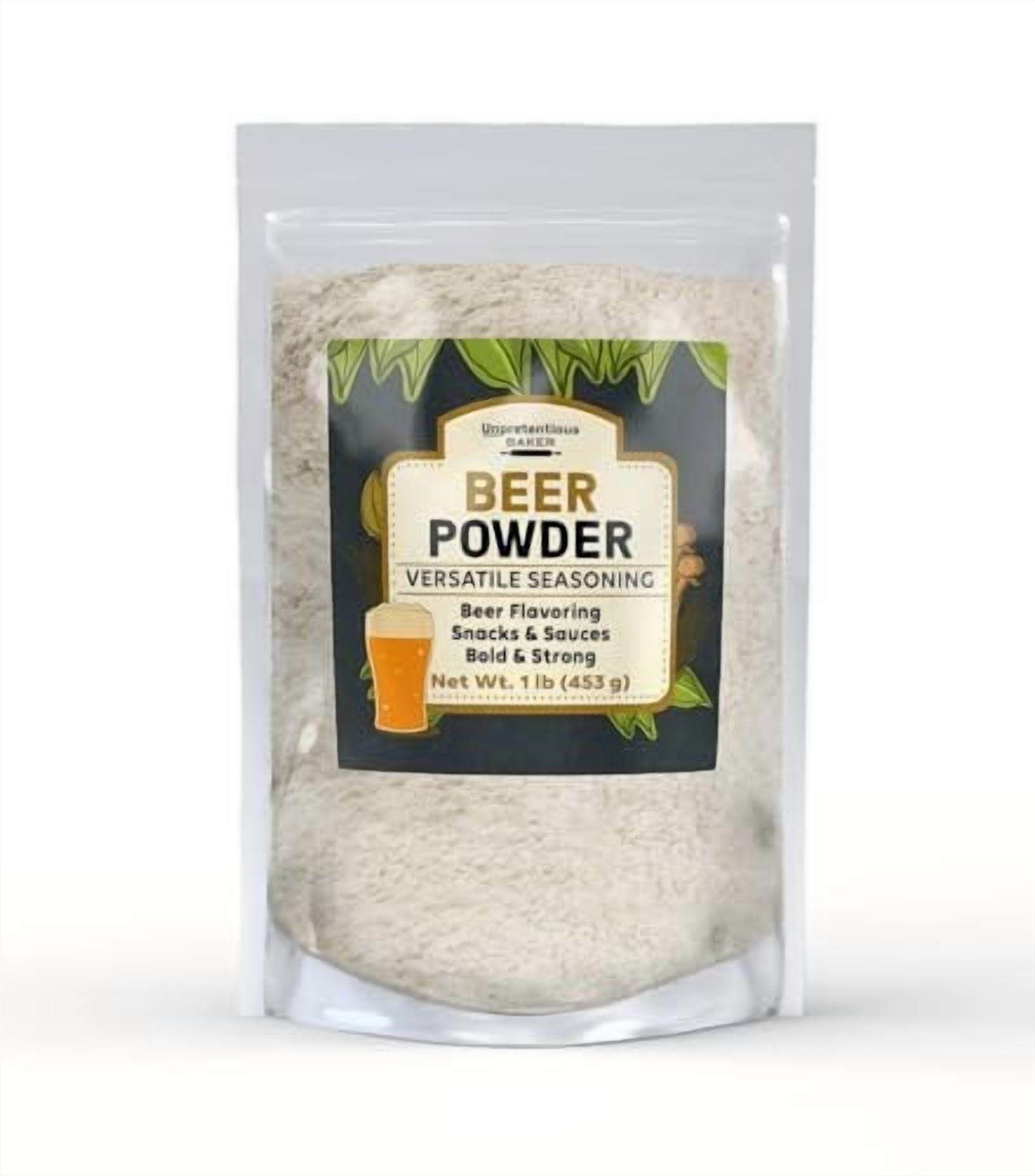 Unpretentious Beer Powder, 1 lb, Versatile Seasoning, Dry Rubs & Sauces ...