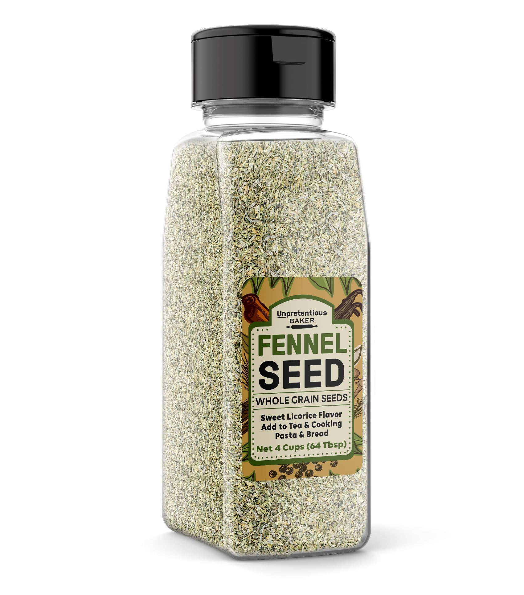 Unpretentious Fennel Seeds, (4 KEF28 Cups) Teas & Cooking, Delicious ...