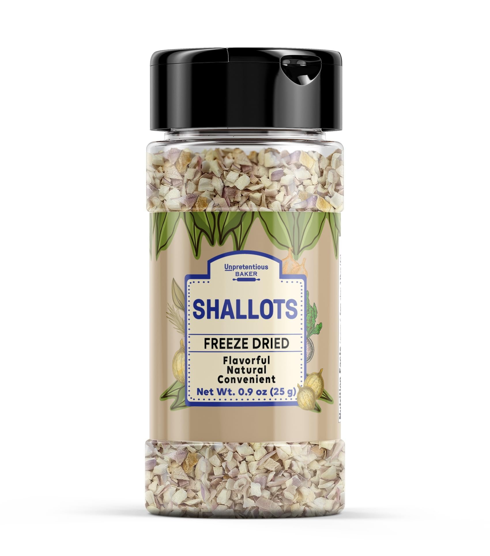 Unpretentious Freeze Dried Shallots, 0.9 oz, Flavorful, Gluten-Free ...