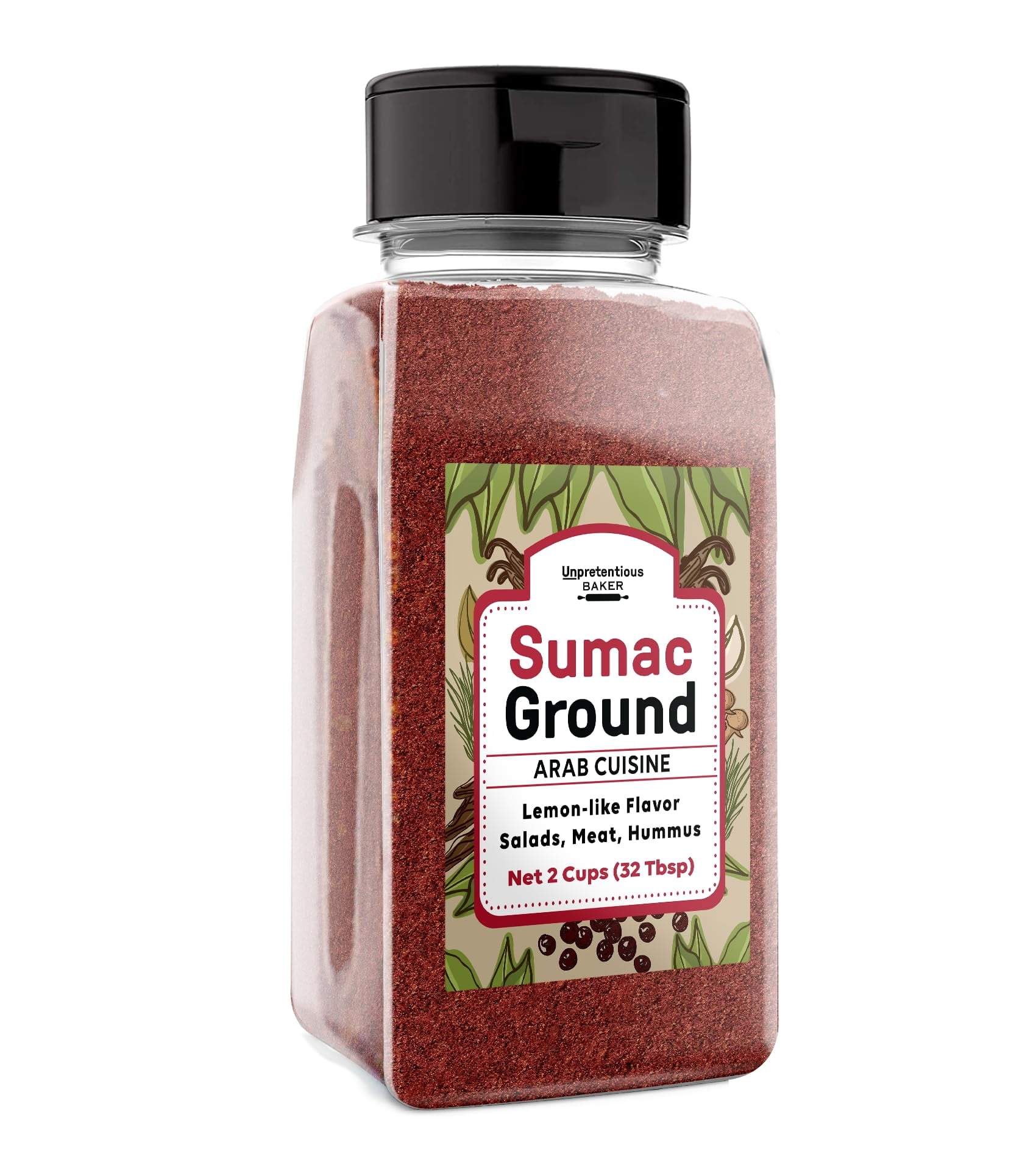 Unpretentious Ground Sumac, 2 OIF8 Cups, Tangy Flavor, Middle Eastern ...