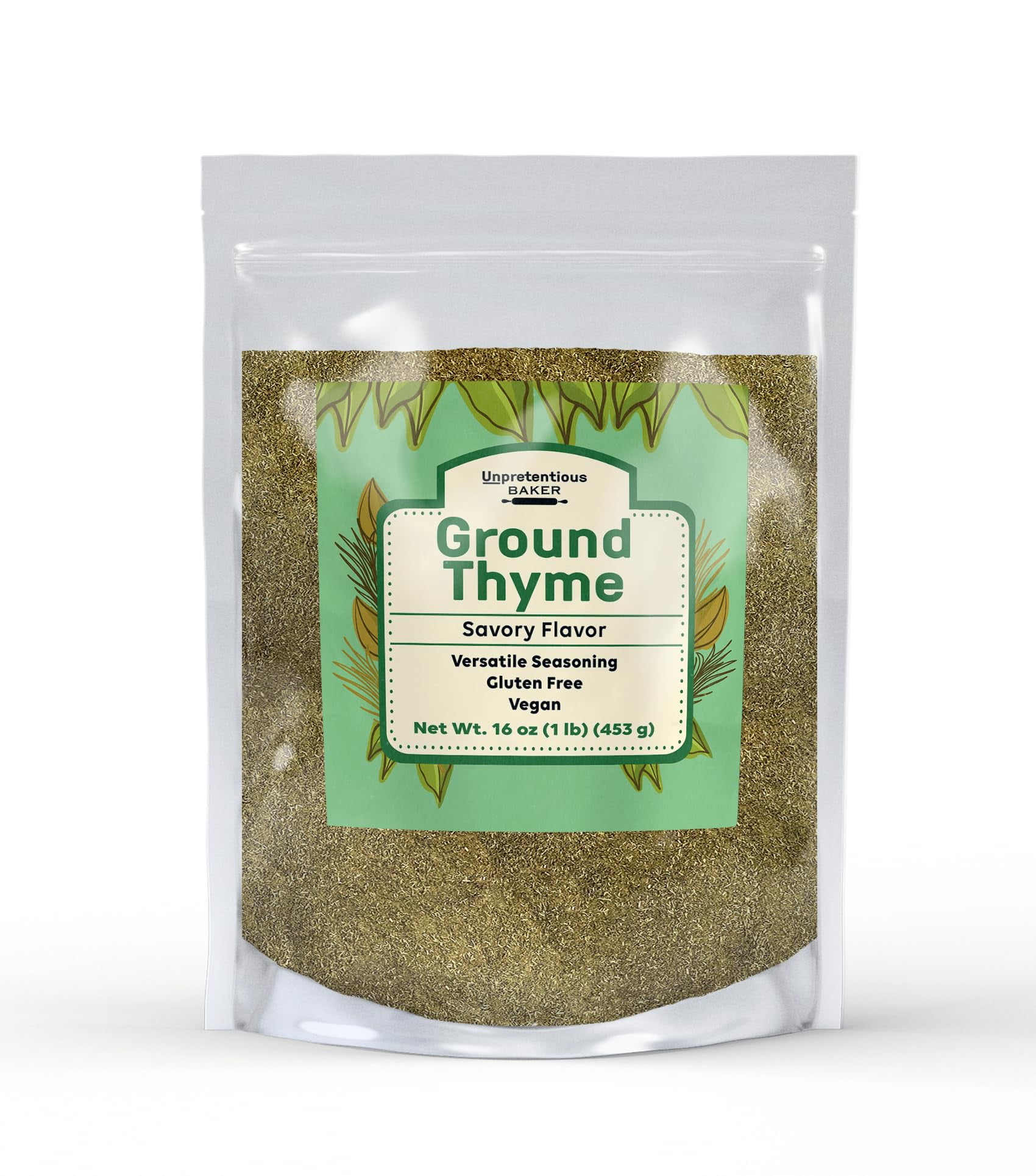 Unpretentious Ground Thyme, 1 YPF5 lb, Versatile Seasoning, Savory Flavor, Soups & Sauces ...
