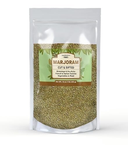 Unpretentious Marjoram, 1 lb, Cut & Sifted, French & Italian Cuisine ...
