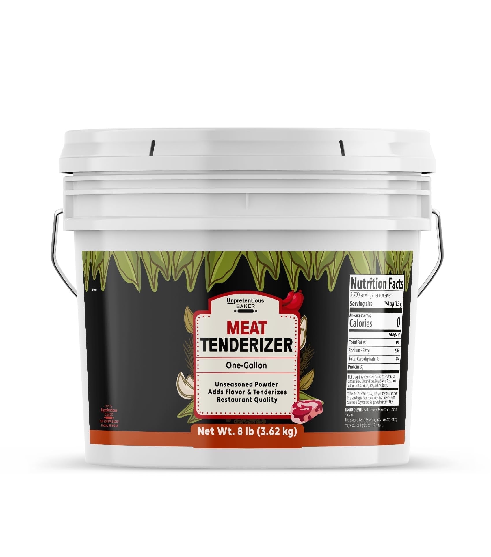 Unpretentious Meat Tenderizer Powder, Unseasoned Blend, Adds Flavor ...