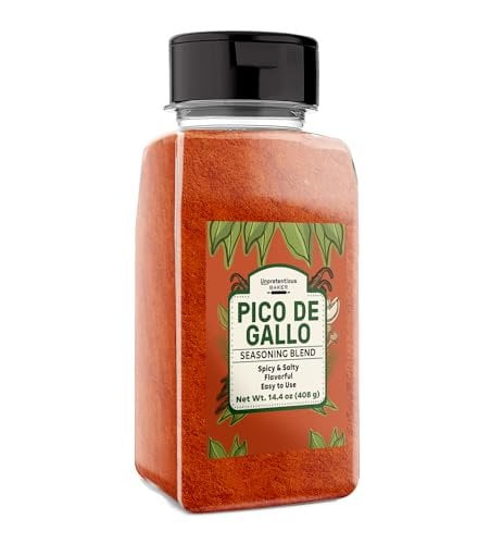 Unpretentious Pico de Gallo Seasoning, 14.4 oz, Spicy & Salty, Easy to ...